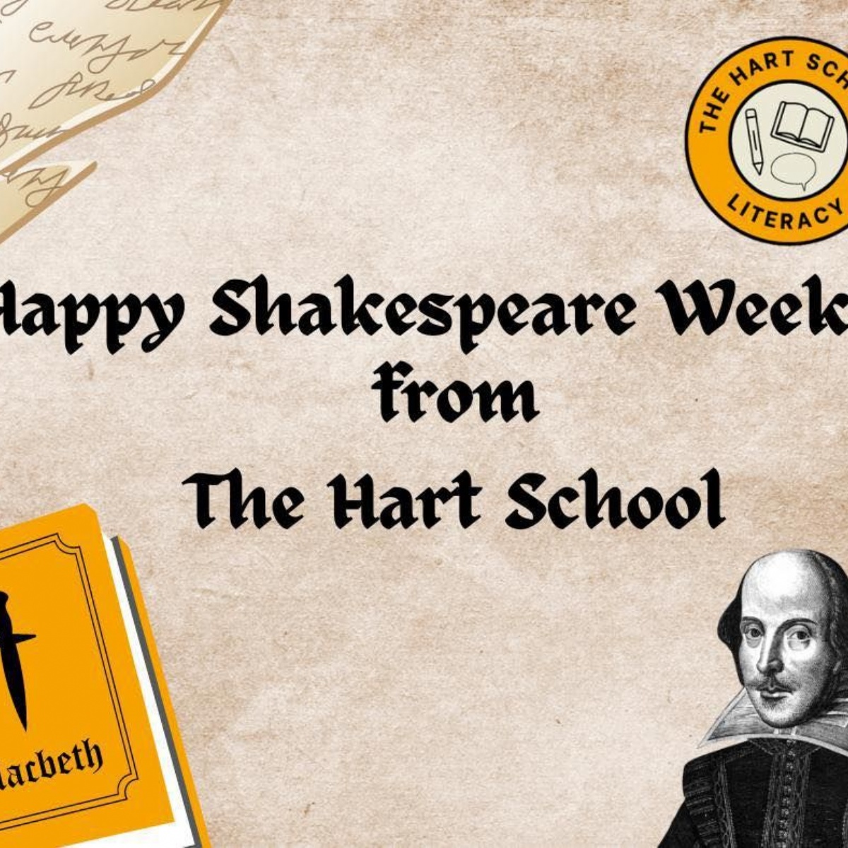 The Hart School - Happy Shakespeare Week!