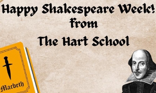 The Hart School - Happy Shakespeare Week!
